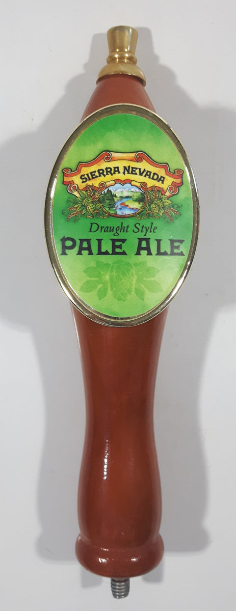 Sierra Nevada Draught Style Pale Ale 9 3/4" Long Wood Beer Tap Pull Ha ...