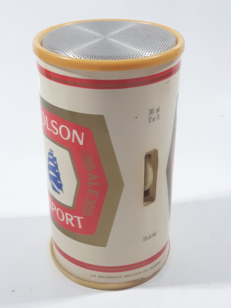 Vintage Molson Export Ale Beer Biere 4 3/4" Tall Beer Can Shaped AM Ra ...