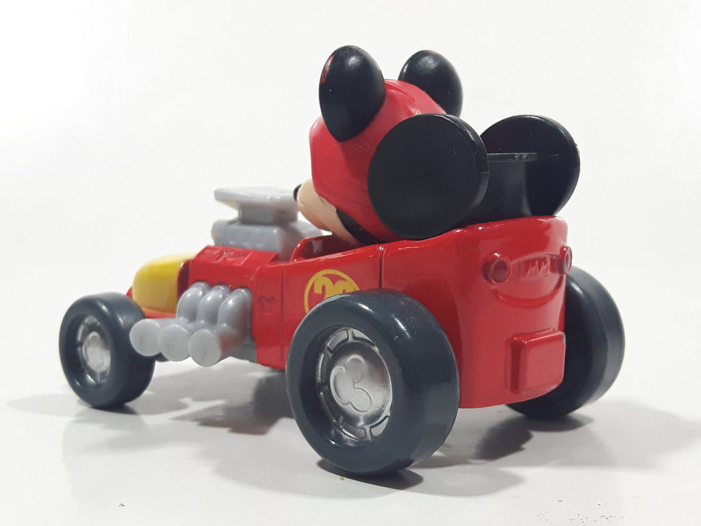 2016 Mattel Disney Roadster Racers Mickey Mouse Hot Rod #28 Plastic an ...