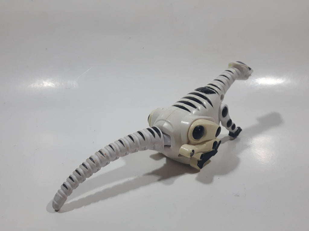 2005 McDonald's Wowwee Robopet Roboreptile White with Black Stripes 7 ...