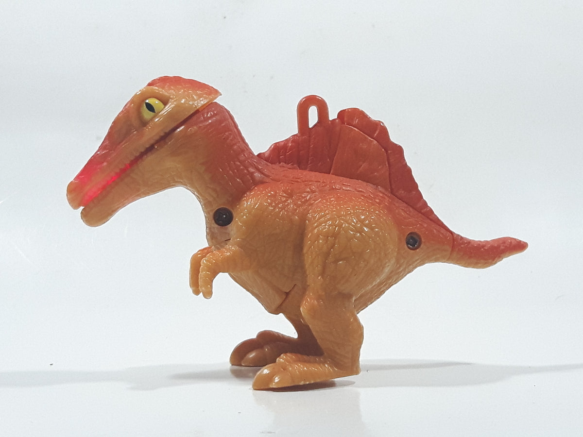 Orange Dinosaur T-Rex Tyrannosaurus Rex with Lights and Sound 4" Long ...