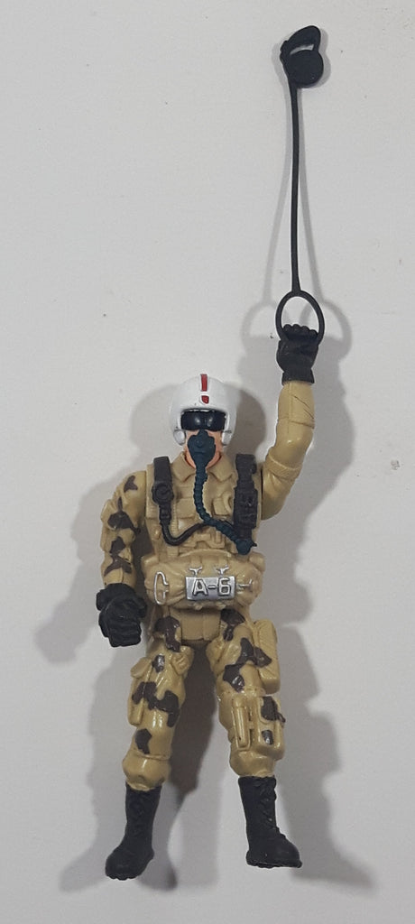 2019 Chap Mei Soldier Force A-6 Jet Pilot Paratrooper 4" Tall Toy Acti ...