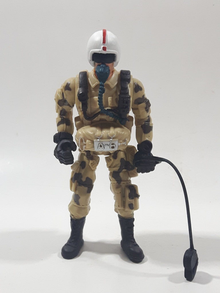 2019 Chap Mei Soldier Force A-6 Jet Pilot Paratrooper 4" Tall Toy Acti ...