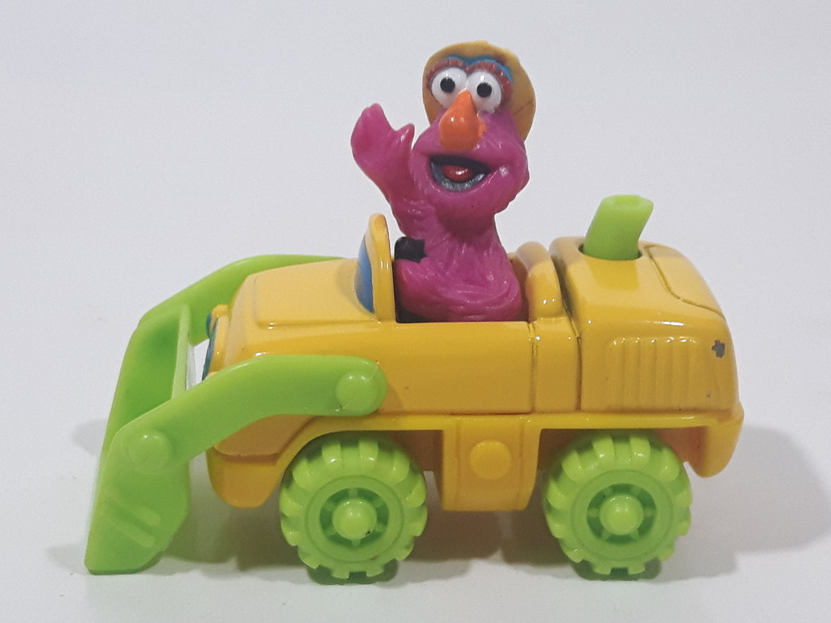 1997 Tyco Matchbox Sesame Street Animal Bull Dozer Front End Loader Ye ...
