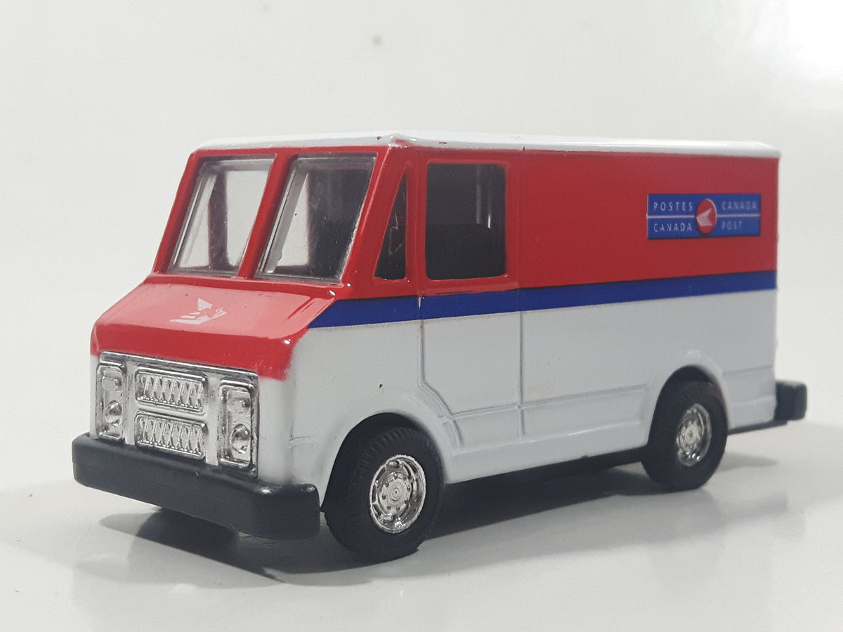 Canada Post Mail and Parcel Delivery Van Truck White and Red Pull Back ...