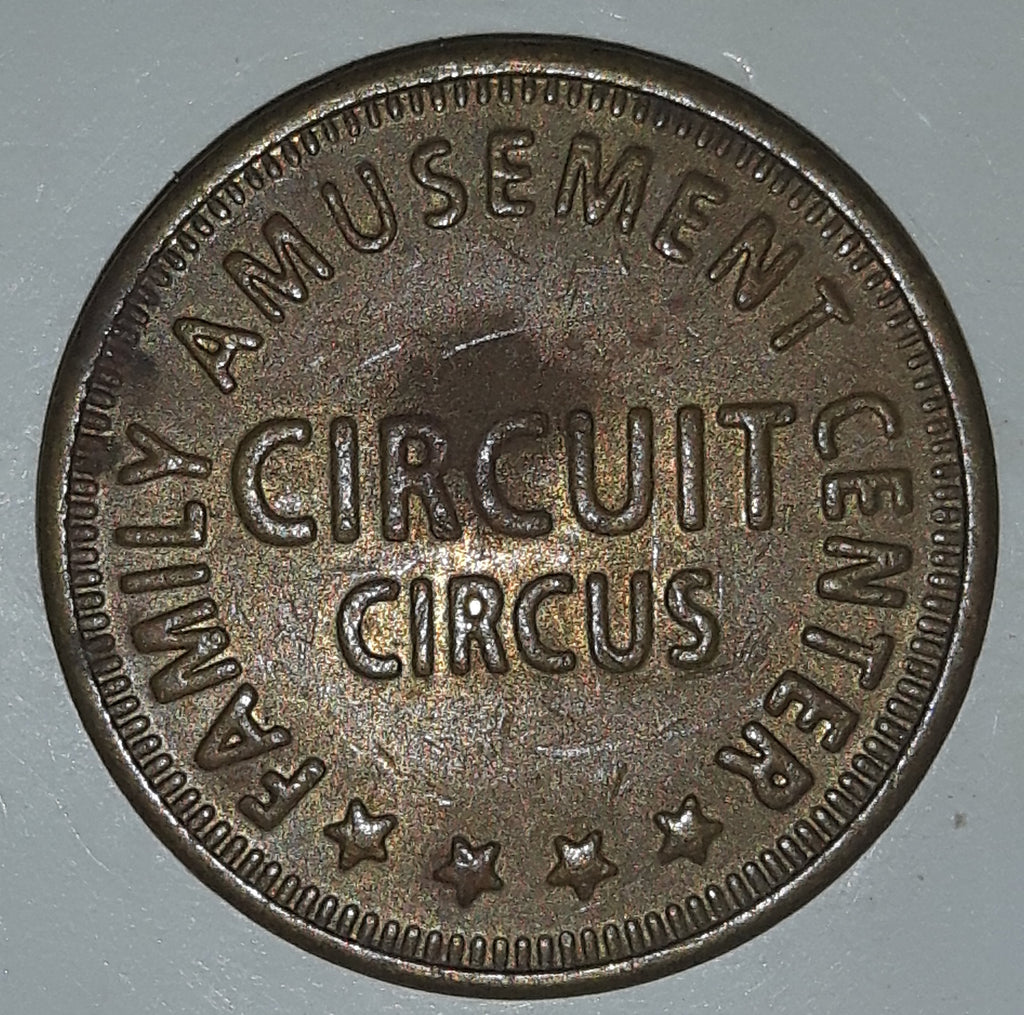 Circuit Circus Family Amusement Center Metal Game Token Coin – Treasure ...
