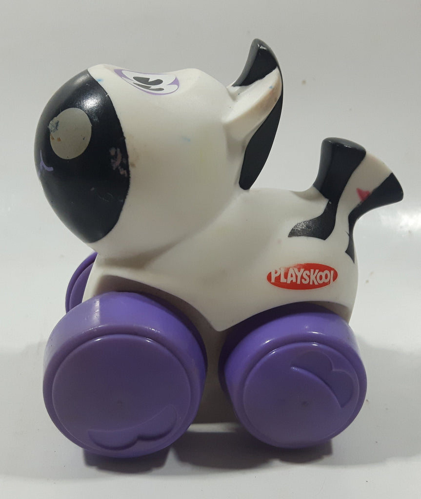 2009 Hasbro Playskool Wheel Pals Zebra Animal Shaped 3 1/2" Plastic To ...