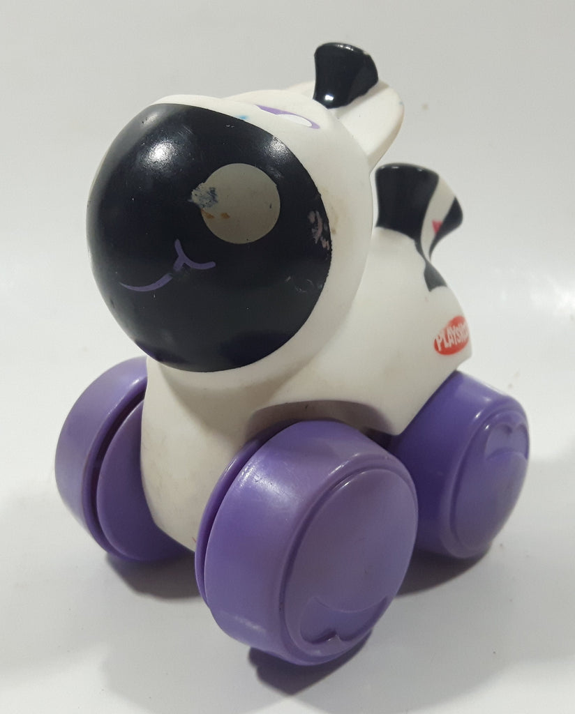 2009 Hasbro Playskool Wheel Pals Zebra Animal Shaped 3 1/2" Plastic To ...