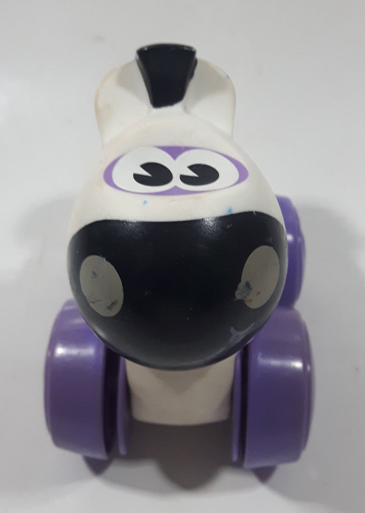 2009 Hasbro Playskool Wheel Pals Zebra Animal Shaped 3 1/2" Plastic To ...