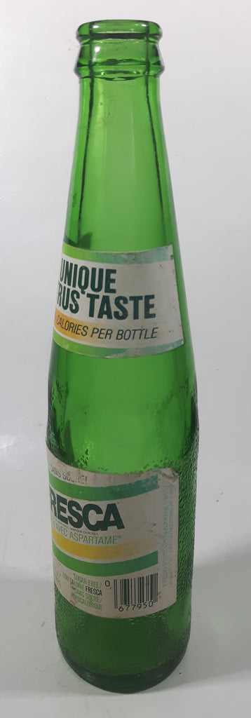 Vintage Fresca Unique Citrus Taste 9 3/4" Tall 300mL Paper Label Green ...