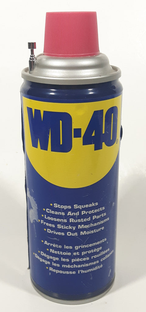 Vintage WD-40 Lubricant Blue and Yellow Spray Can Shaped AM FM Radio ...