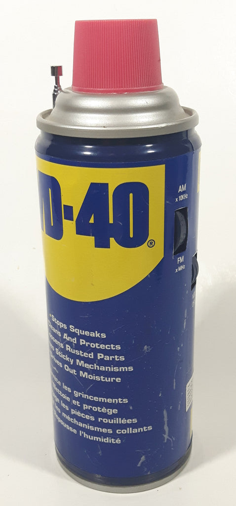 Vintage WD-40 Lubricant Blue and Yellow Spray Can Shaped AM FM Radio ...