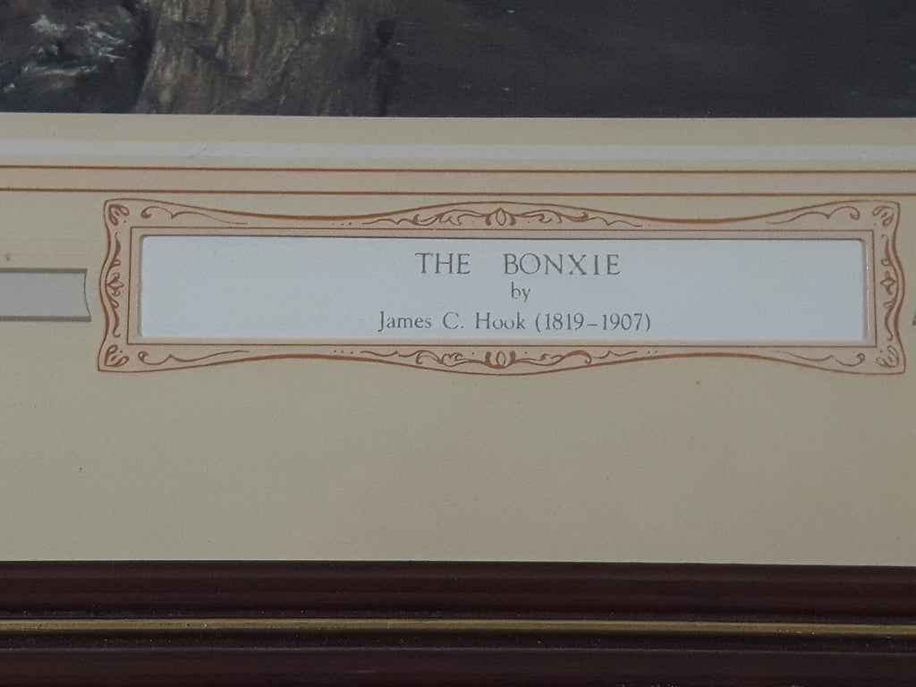 The Bonxie by James C. Hook (1819-1907) 16 1/2" x 21" Framed Art Paint ...