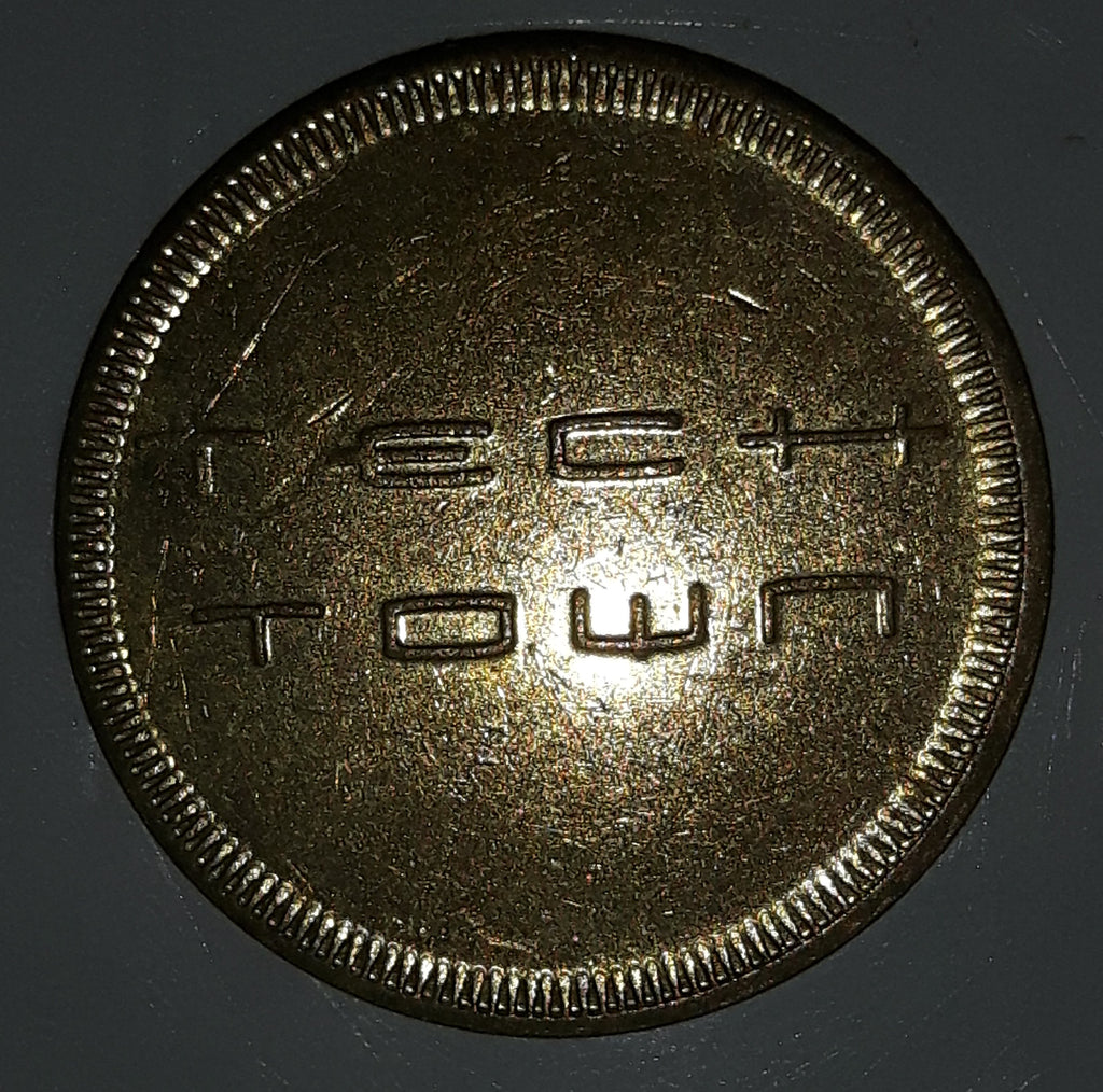 Vintage Famous Players Tech Town Gaming Game Token Metal Coin ...
