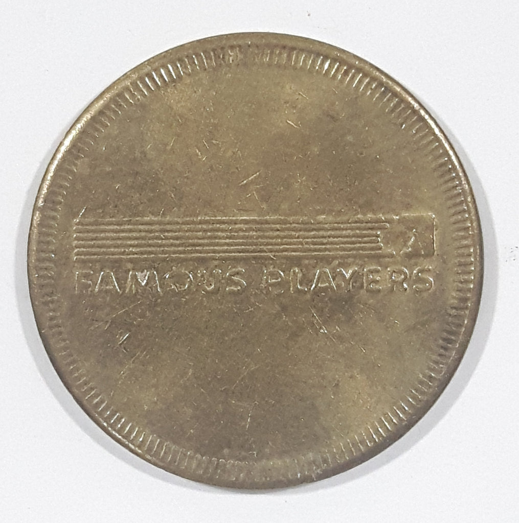 Vintage Famous Players Tech Town Gaming Game Token Metal Coin ...