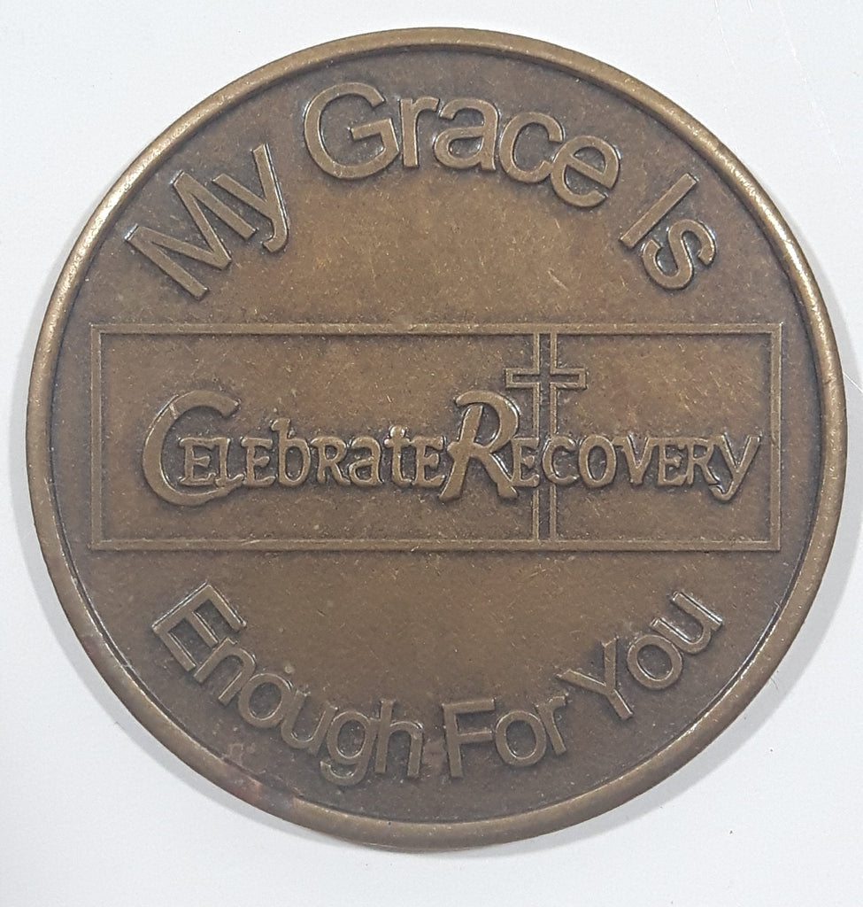 Vintage Celebrate Recorvery XII Years My Grace Is Enough For You Medal ...