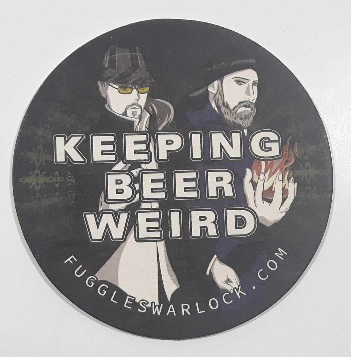 Fuggles & Warlock Craftworks Keeping Beer Weird 3 1/2" Paper Beverage ...
