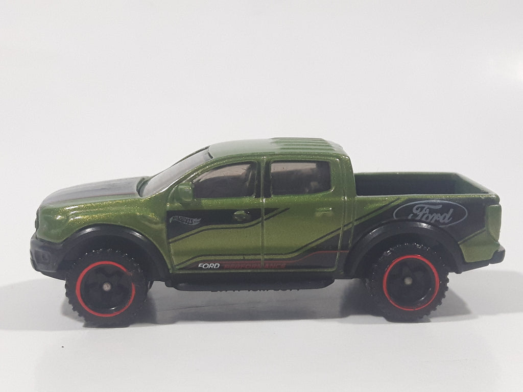 2021 Hot Wheels '19 Ford Ranger Raptor Pickup Truck Green Die Cast Toy ...