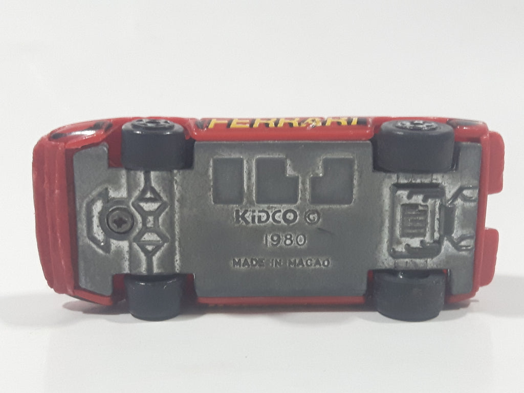 Vintage 1980 Kidco Burnin' Key Cars Ferrari GTS Red Plastic Body Toy C ...