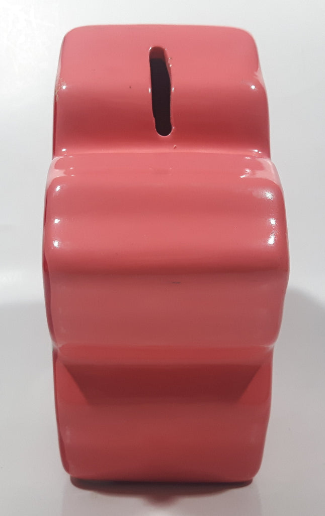 Disney Tinkerbell Pink Star Shaped Flower 6" Tall Ceramic Coin Bank ...