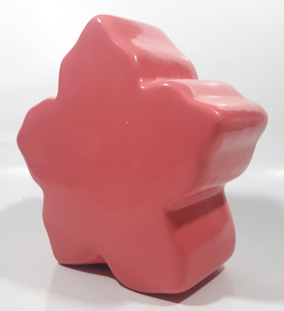 Disney Tinkerbell Pink Star Shaped Flower 6" Tall Ceramic Coin Bank ...
