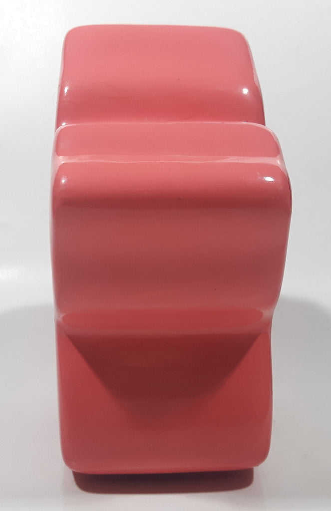 Disney Tinkerbell Pink Star Shaped Flower 6" Tall Ceramic Coin Bank ...