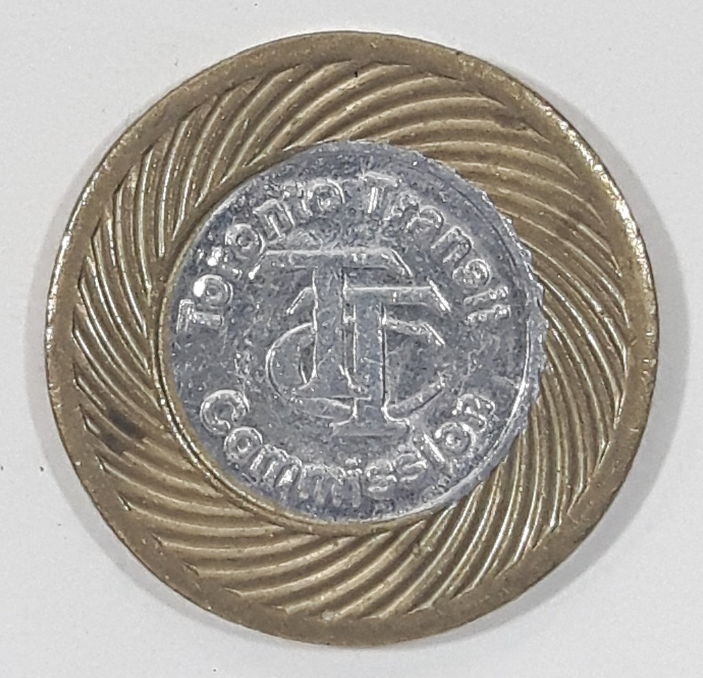 TTC Toronto Transit Commission Valid For One Fare Metal Coin Token ...