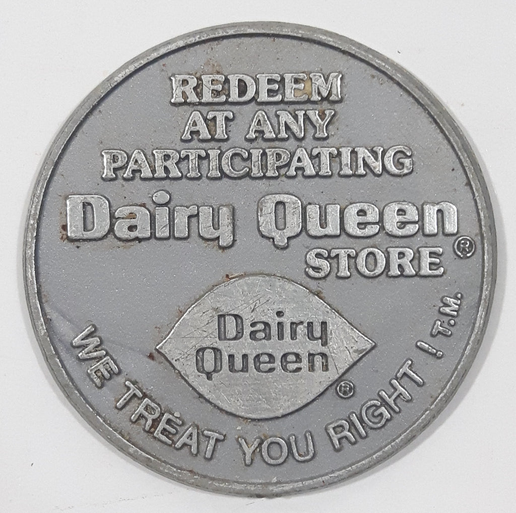 Vintage Dairy Queen Store Free Sundae or 40 Cents Off Plastic Token Co ...