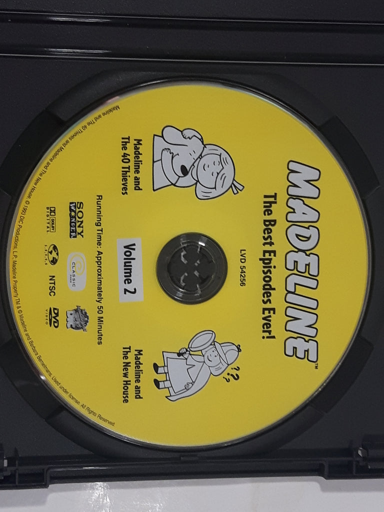2002 Madeline Volume 2 "The Best Episodes Ever!" DVD Movie Film Disc ...