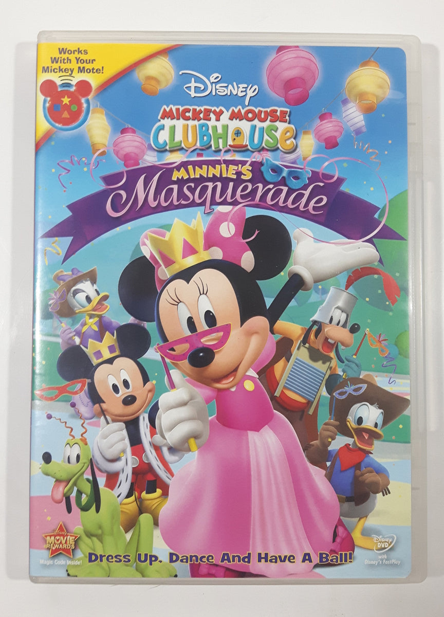 Disney Mickey Mouse Clubhouse Minnie's Masquerade DVD Movie Film Disc ...