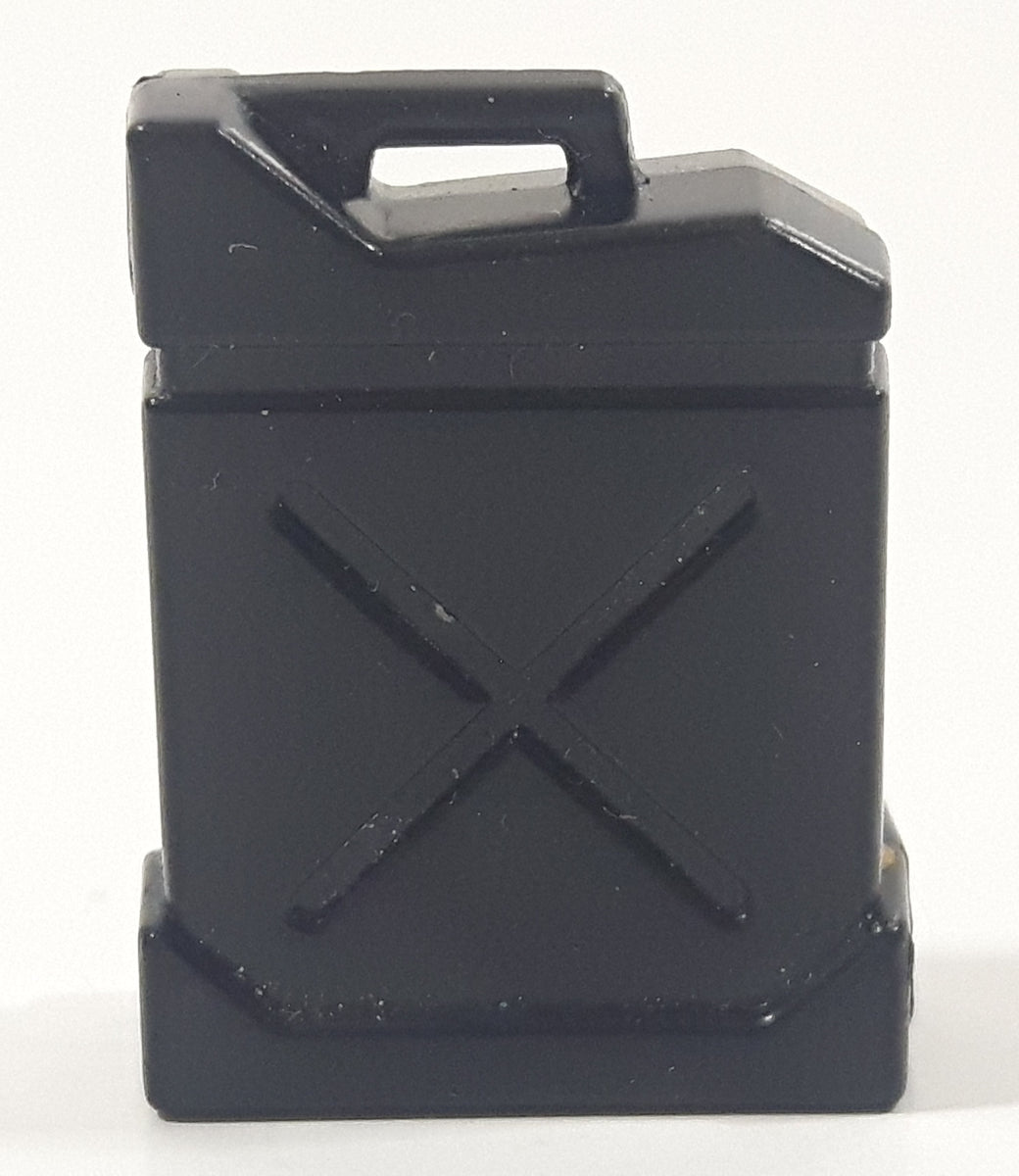 Fuel Gas Can Black Miniature 1" Tall Plastic Toy Car Vehicle Accessory ...