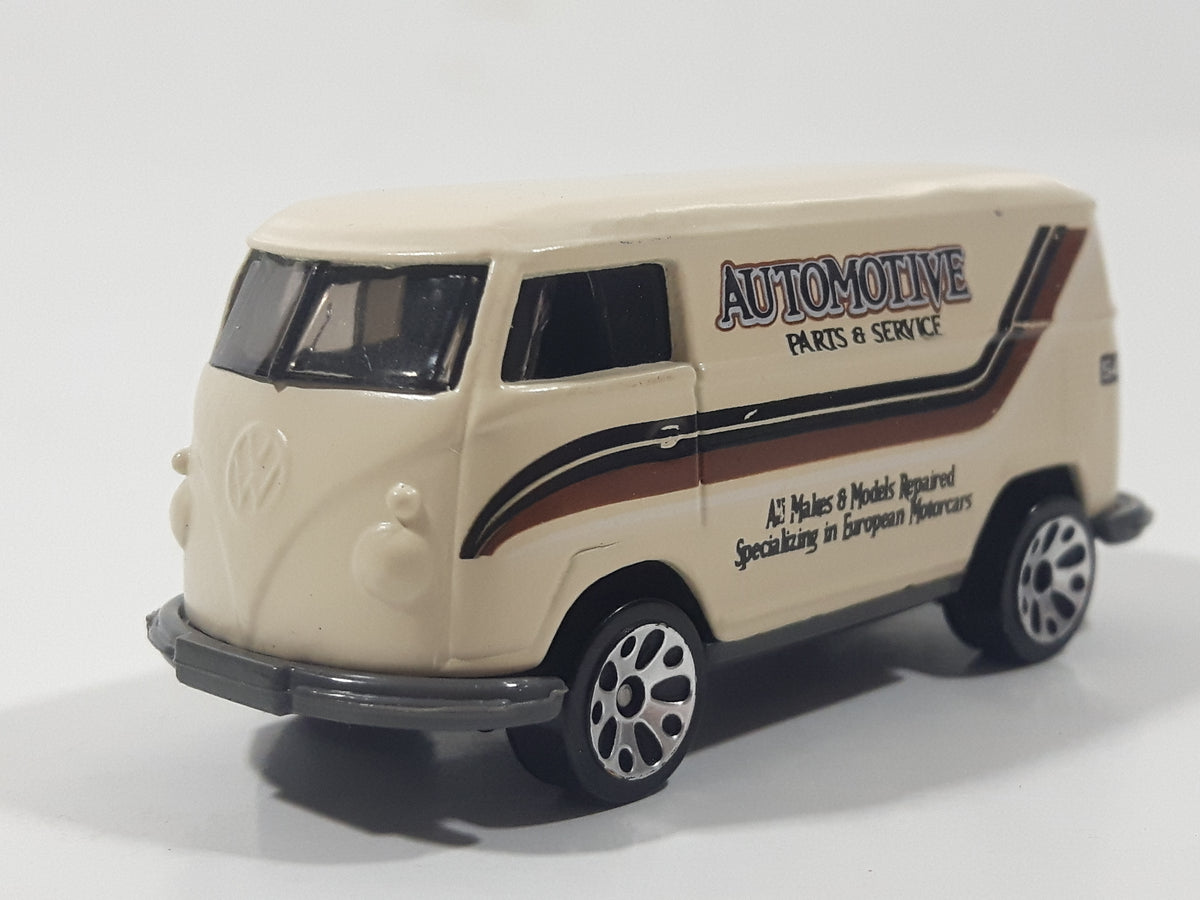 2006 Matchbox MBX Metal VW Delivery Van Cream Flat Tan Die Cast Toy Ca ...