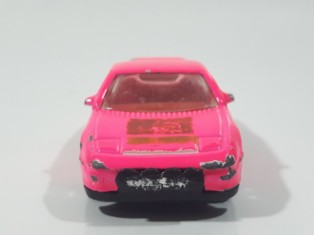 1994 Hot Wheels Parking Garage Set Toyota MR2 Hot Pink Die Cast Toy Ca ...