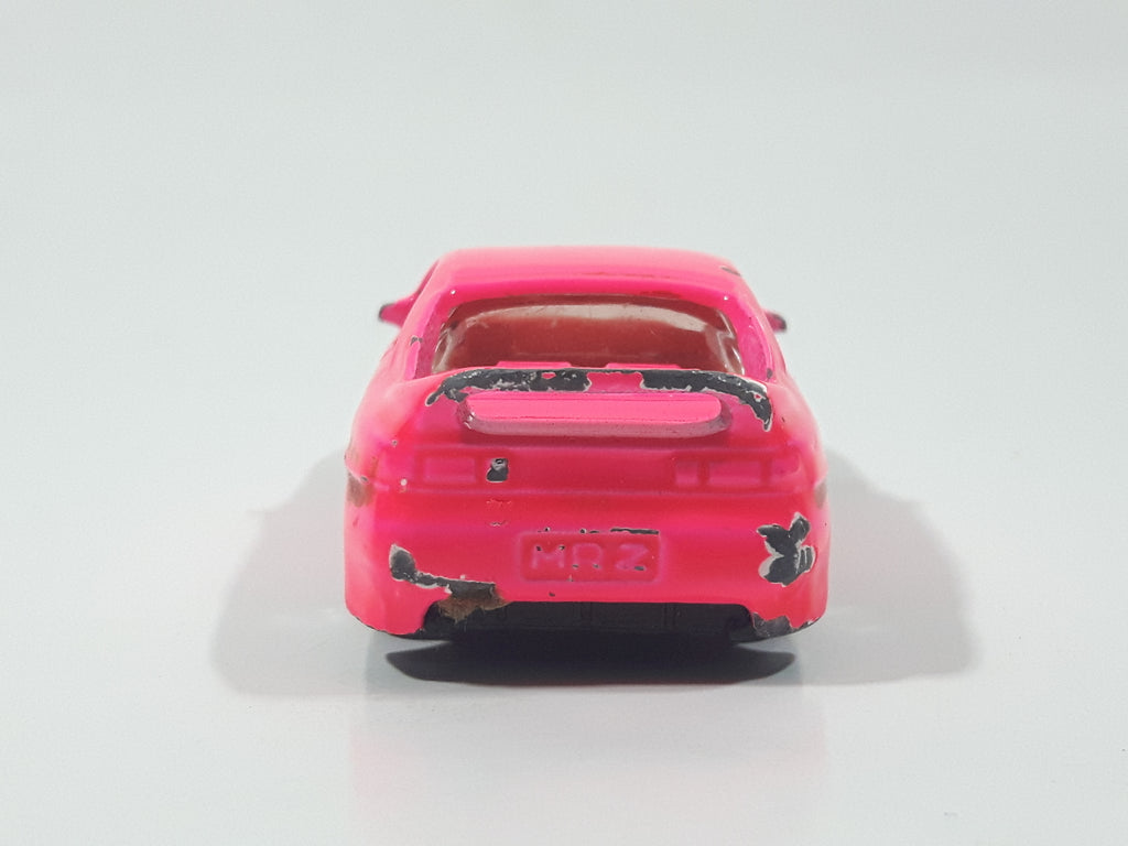 1994 Hot Wheels Parking Garage Set Toyota MR2 Hot Pink Die Cast Toy Ca ...