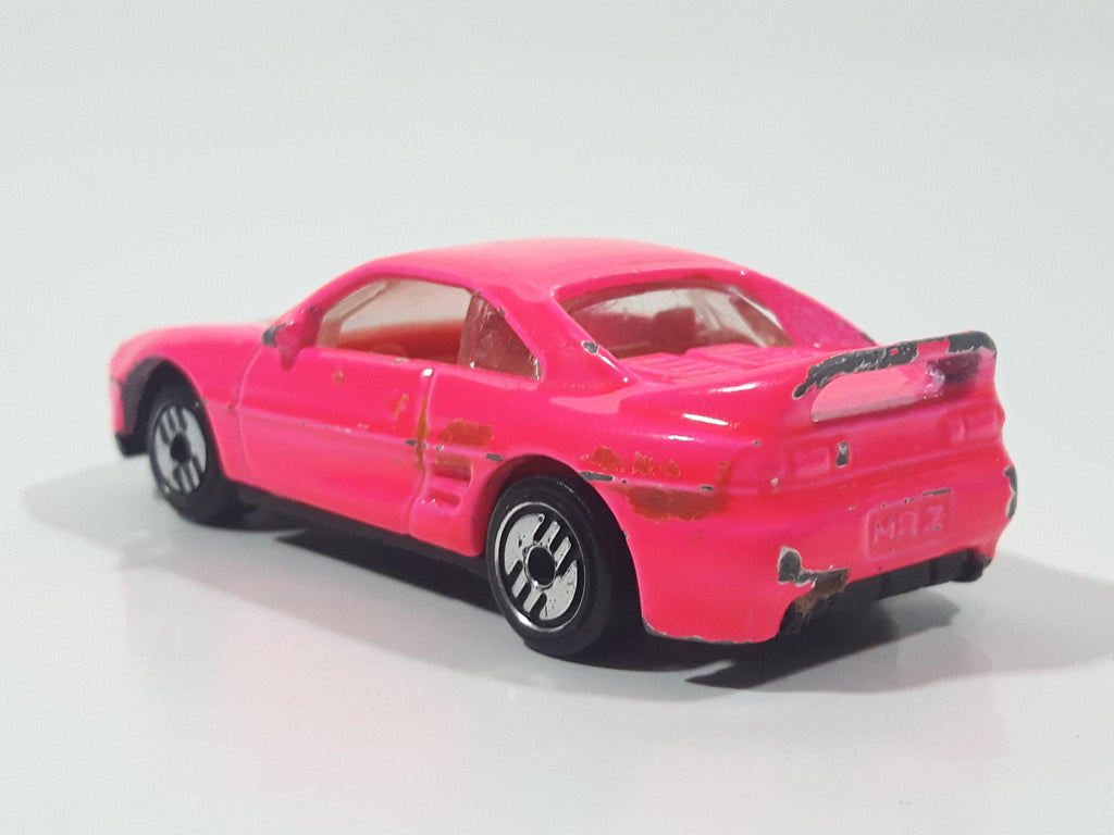 1994 Hot Wheels Parking Garage Set Toyota MR2 Hot Pink Die Cast Toy Ca ...
