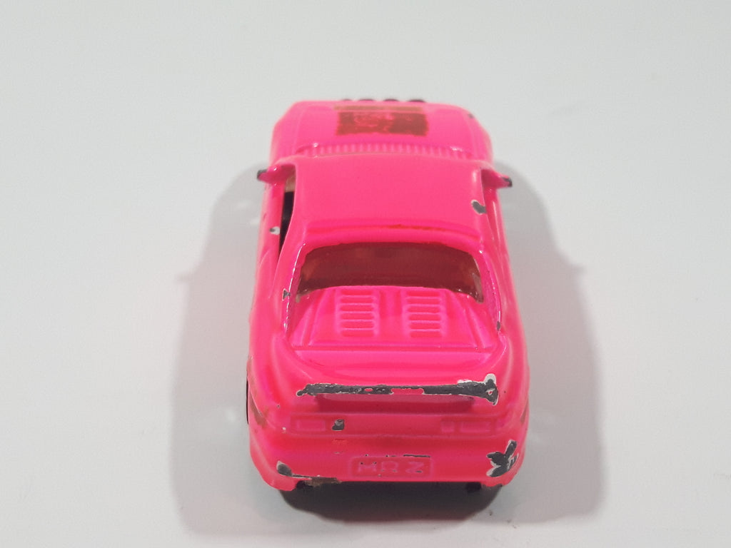 1994 Hot Wheels Parking Garage Set Toyota MR2 Hot Pink Die Cast Toy Ca ...