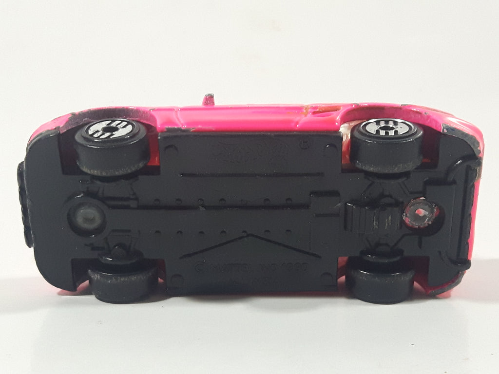 1994 Hot Wheels Parking Garage Set Toyota MR2 Hot Pink Die Cast Toy Ca ...