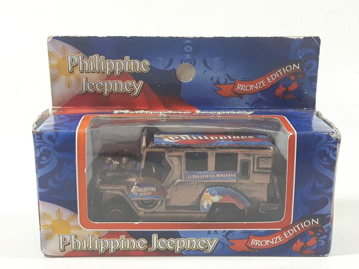 Philippine Jeepney Bronze Edition Die Cast Toy Car Vehicle New in Box ...