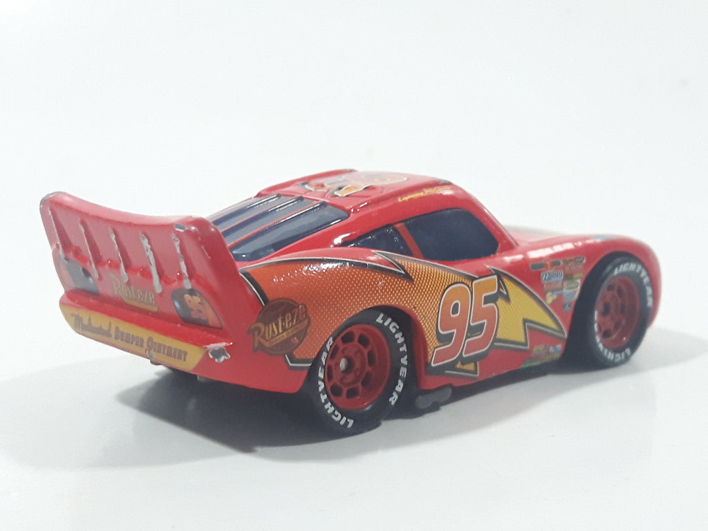 Disney Pixar Cars Lightning McQueen #95 Red Die Cast Toy Race Car Vehi ...