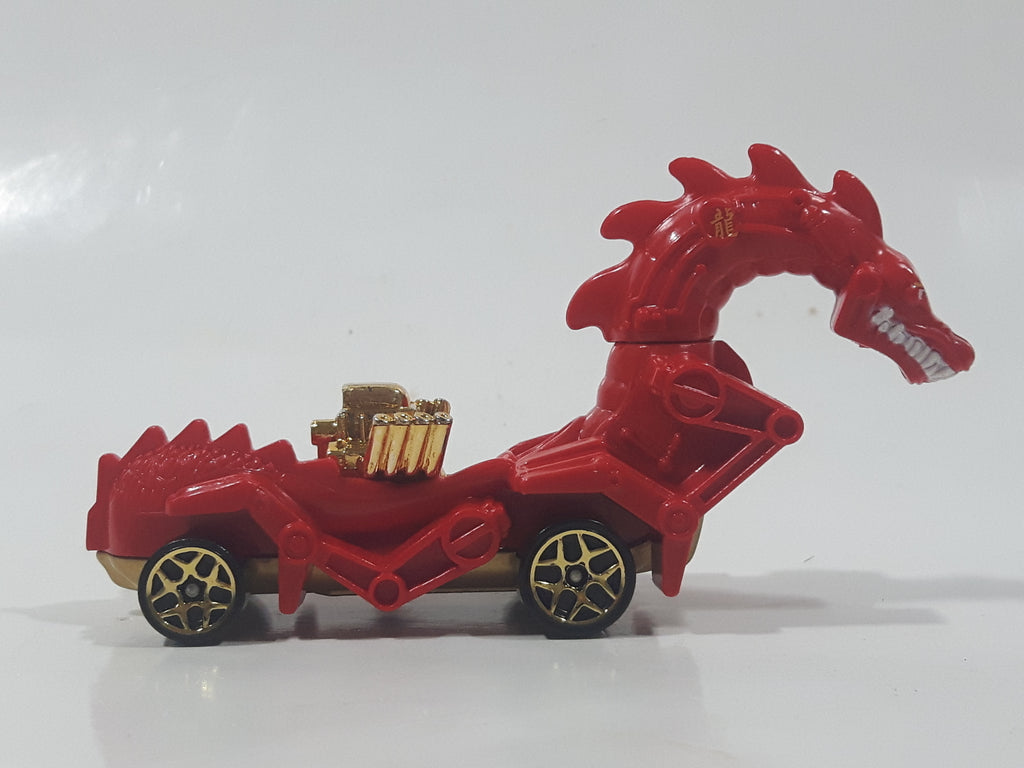 2012 Hot Wheels Year of the Dragon Edition Rodzilla Red Die Cast Toy C ...