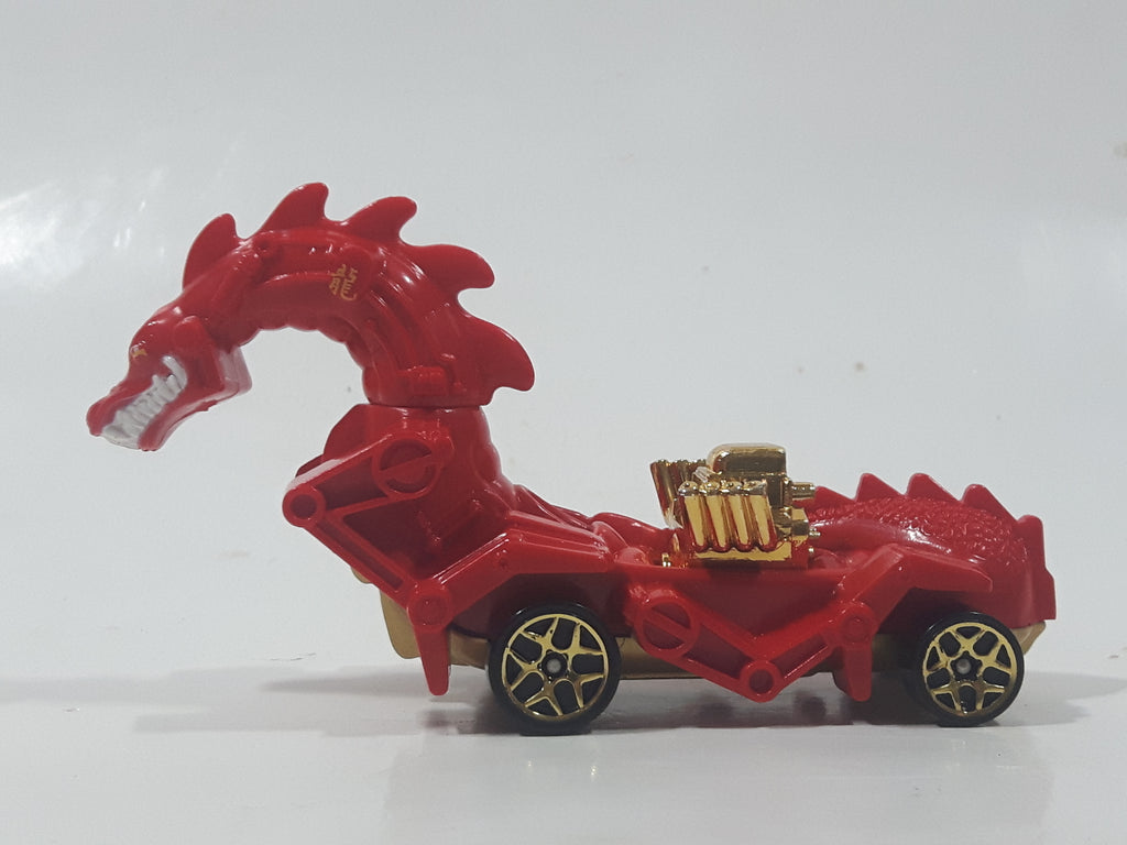 2012 Hot Wheels Year of the Dragon Edition Rodzilla Red Die Cast Toy C ...