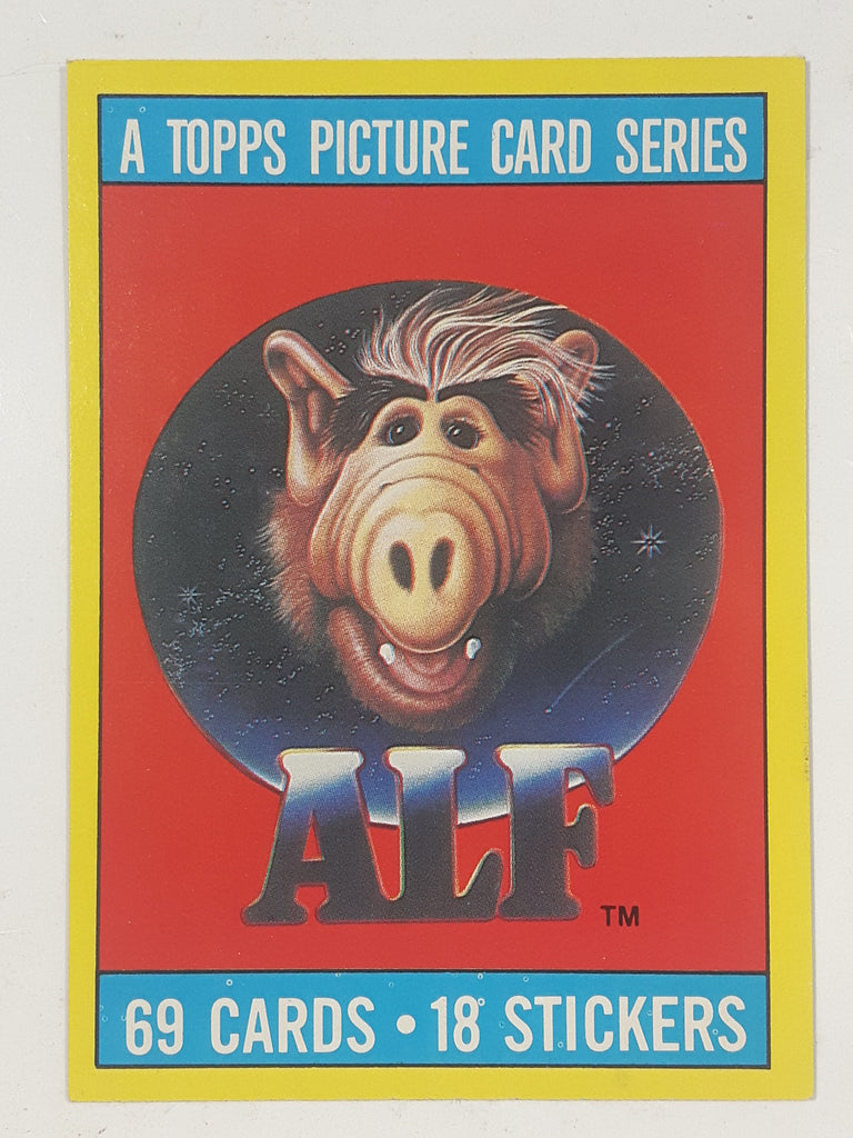1987 Topps Chewing Gum Alien Productions Alf Trading Cards 69 Card + 1 ...