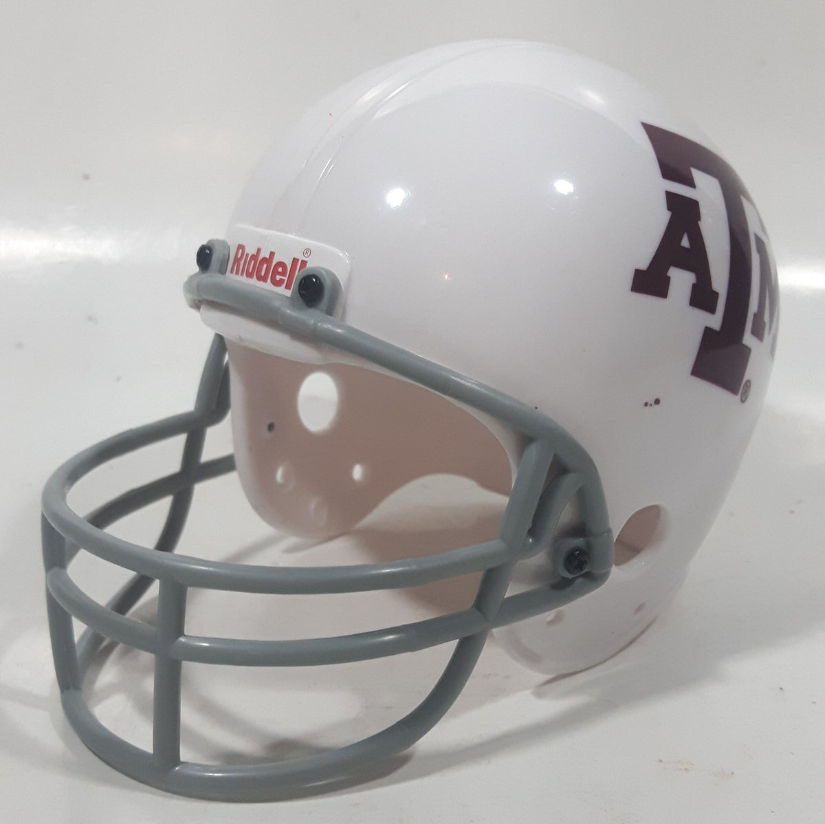 2013 Riddell Texas A & M Aggies ATM Football Helmet White Mini 4" Tall ...