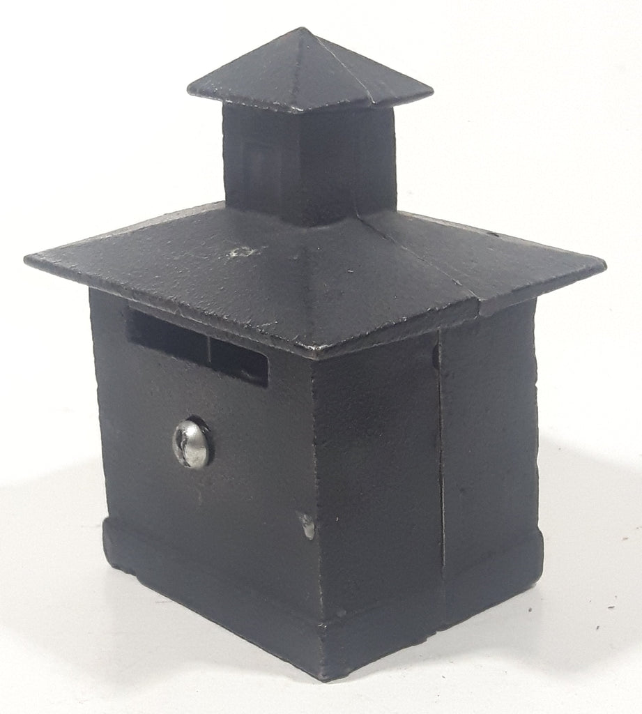 Vintage Bank Building Cast Iron Coin Bank with Cupola Dome Top ...