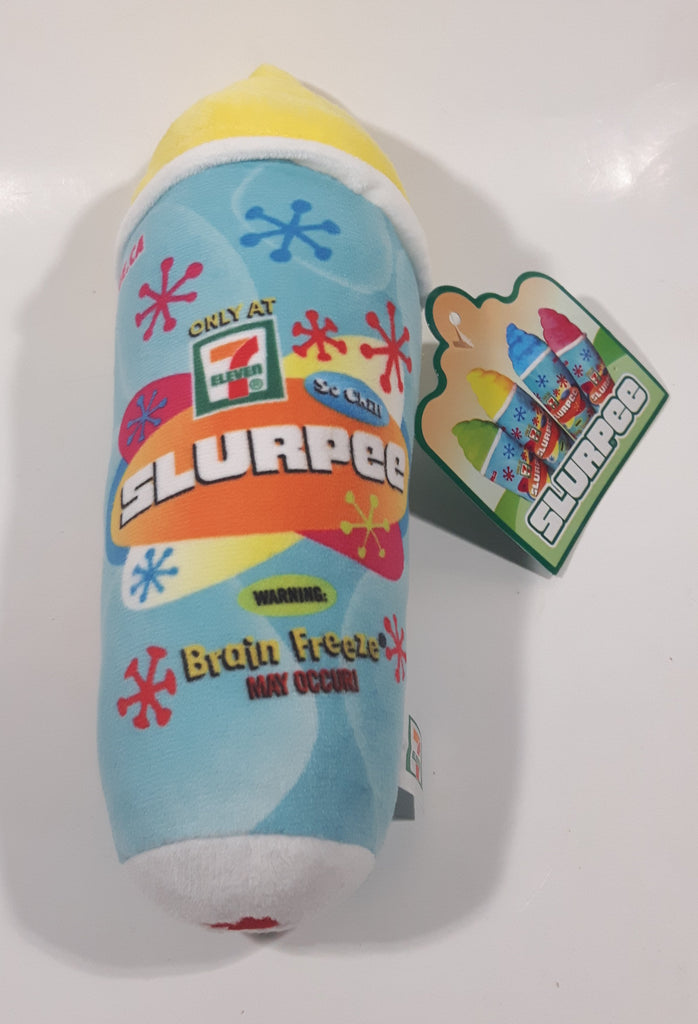 2019 7-Eleven Yellow Slurpee Shaped 10" Tall Stuffed Toy Plush New wit ...