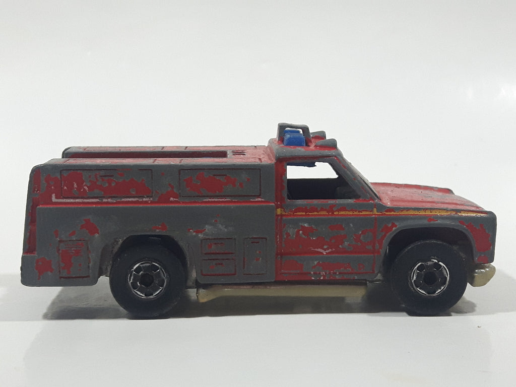 1977 Hot Wheels Flying Colors Emergency Squad Rescue Ranger Dark Red F ...