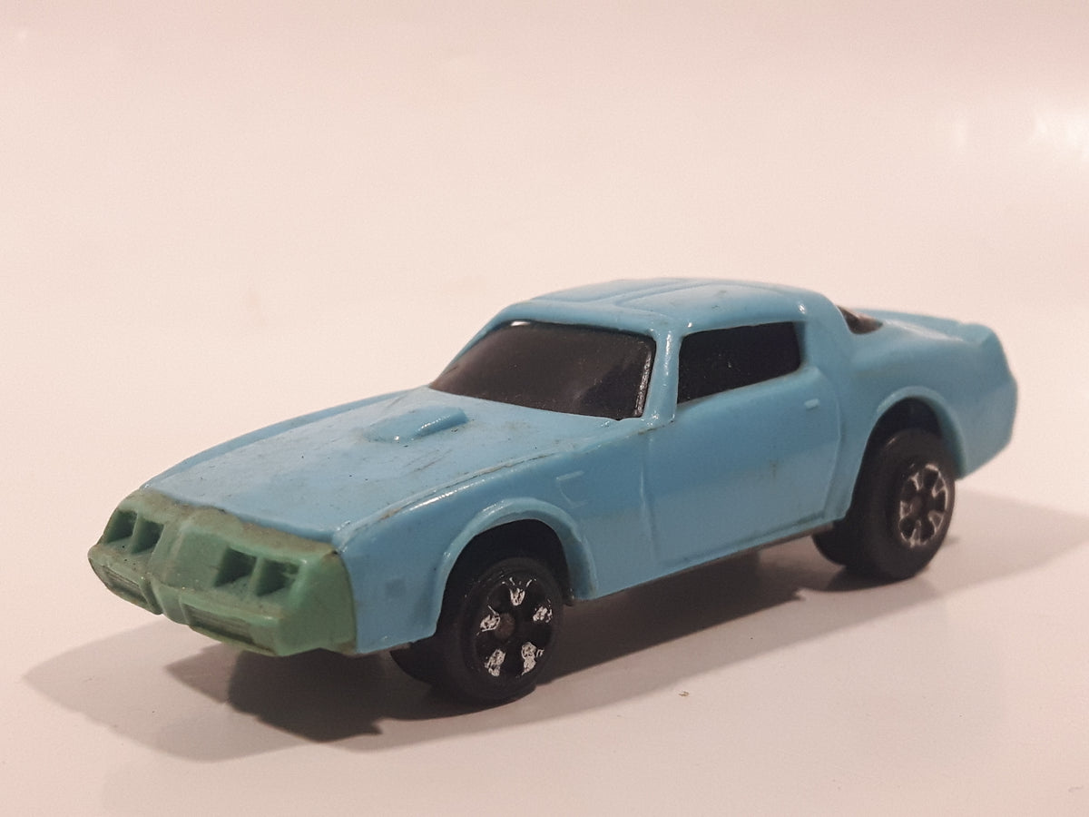 Vintage 1980 Kidco Key Cars Firebird Light Blue Plastic Body Die Cast ...