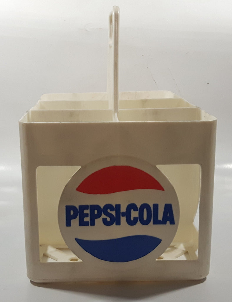 Vintage Pepsi-Cola 4.5L 6 x 750mL White Plastic Bottle Holder Carrying ...