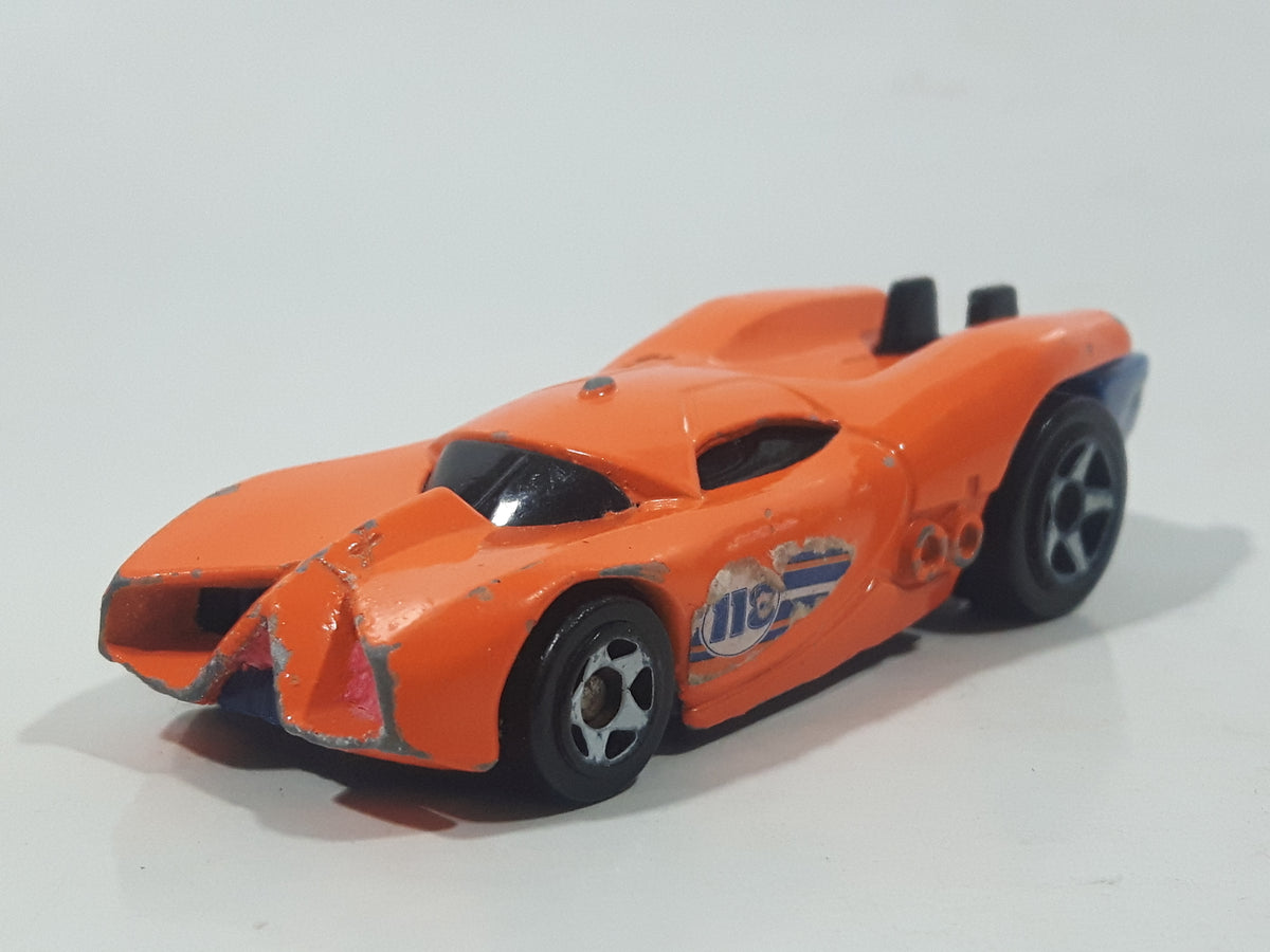 2009 Hot Wheels Prototype H-24 Orange Die Cast Toy Car Vehicle McDonal ...