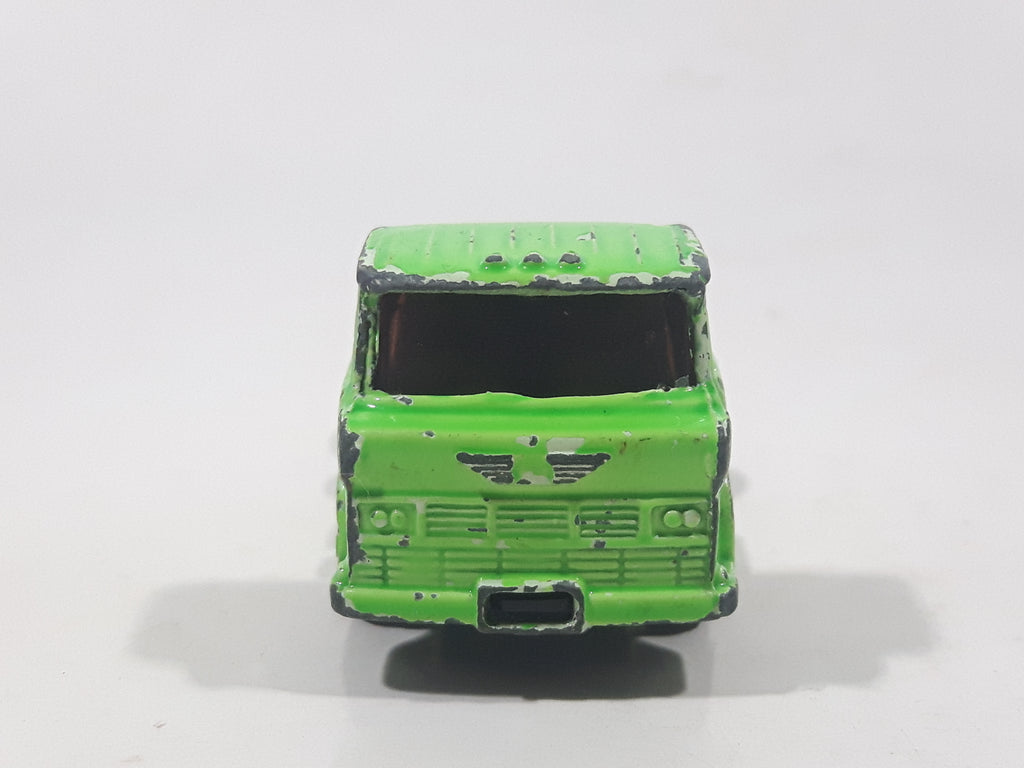 Vintage Cabover Semi Truck Bright Green Die Cast Toy Car Vehicle ...